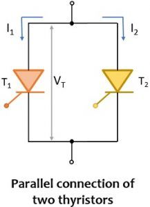 Parallel Operation of Thyristor or SCR with Equalizing Circuit - Electronics Coach