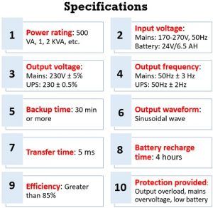 What is Offline UPS? Block Diagram, Working, Specifications, Advantages and Disadvantages of ...